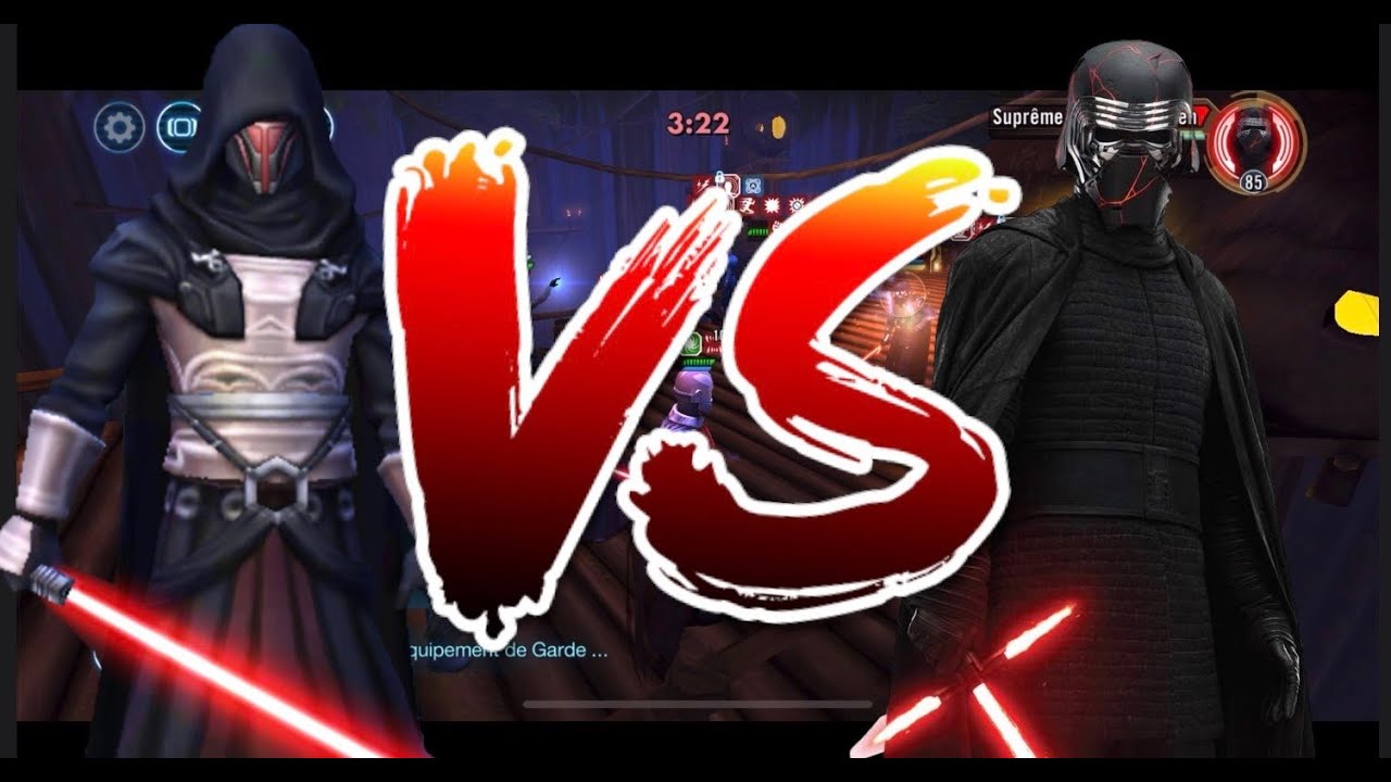 SWGOH FR: DARTH REVAN VS SUPREME LEADER KYLO (GL) COUNTER VS GL épisode ...