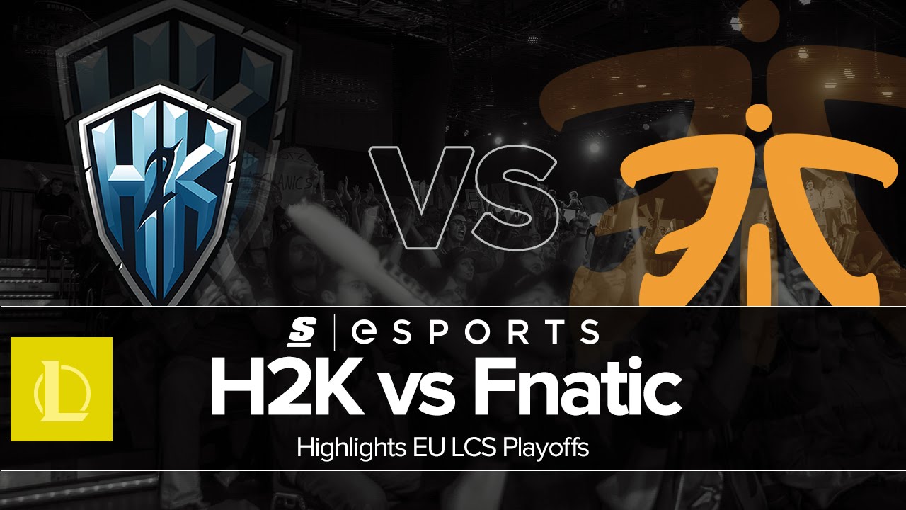 Highlights: H2K vs FNC (EU LCS Summer Playoffs Quarterfinals) - YouTube