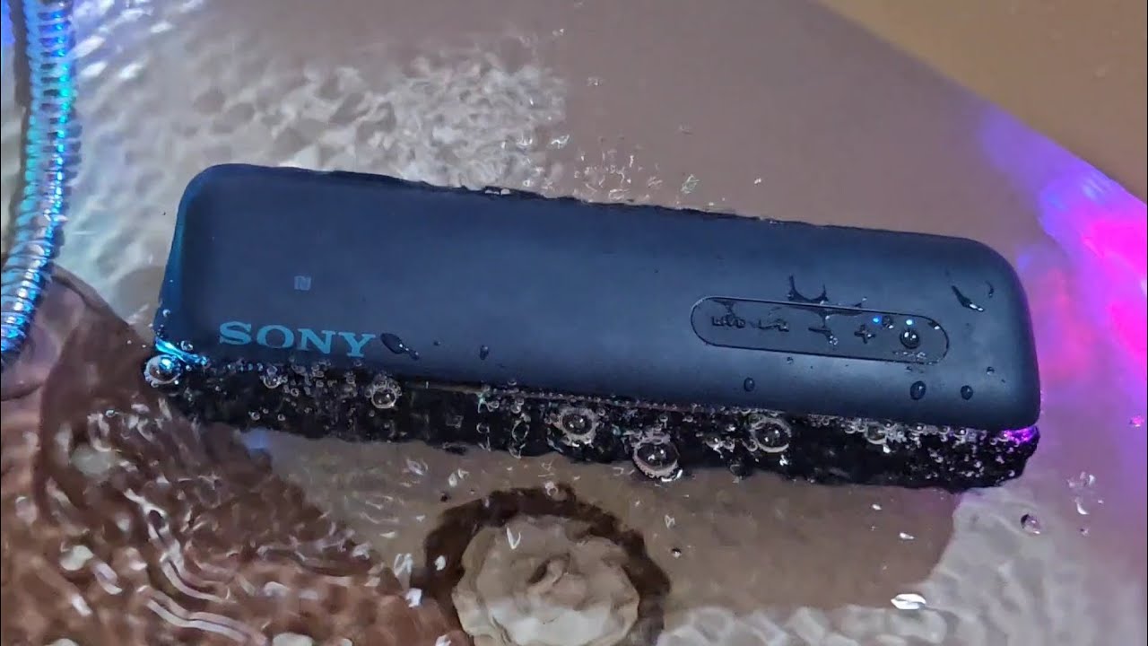 Sony Xb32 Extreme Bass Test In Water 💧#sony #bassboosted #basstest # ...