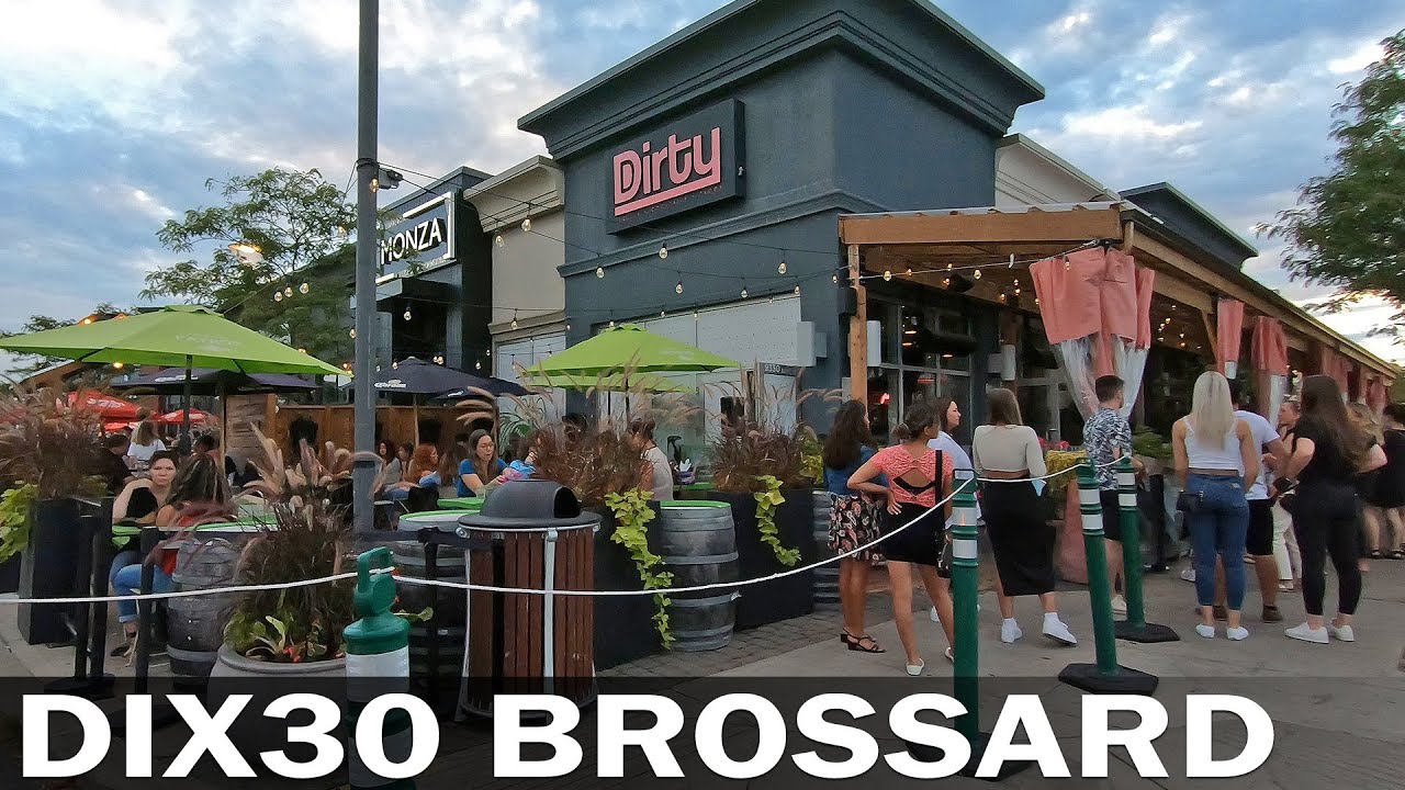 Trendy Shopping Mall DIX30 in Brossard, Quebec South Shore of Montreal ...