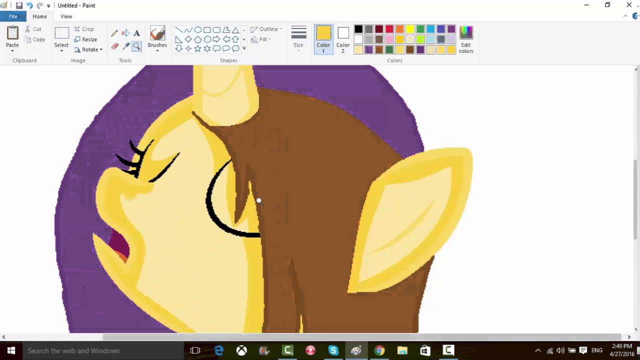 Mlp Speedpaint (Oc Artyjoyful) Clarity - YouTube