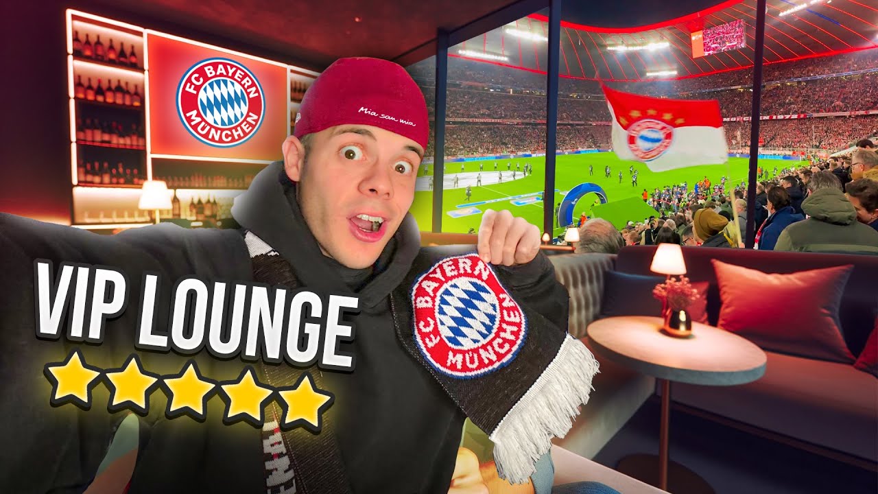 ⭐ Provo la VIP Lounge del Bayern Monaco! (4000€ di biglietto) - YouTube