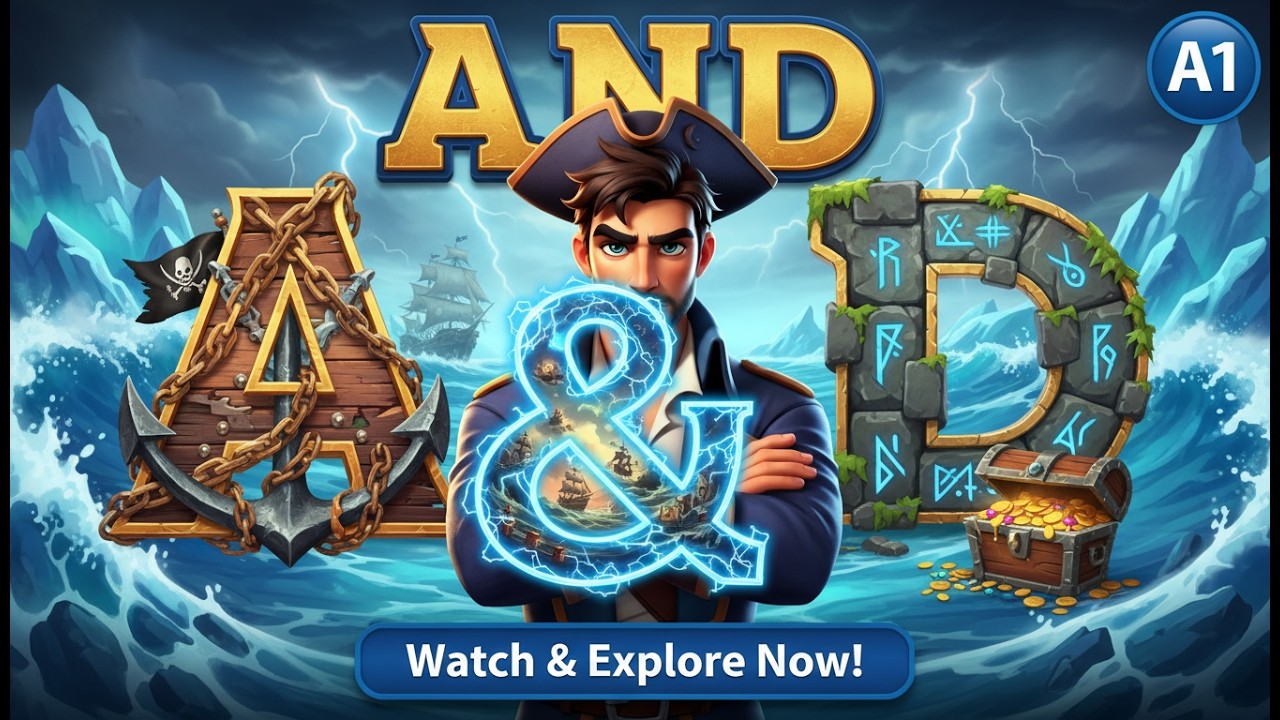 Captain, trim the sails AND chart our course. Today we master AND, keep ...