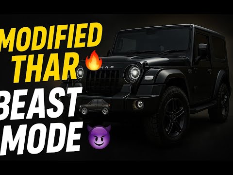 “Modified Thar 😍🔥” or “Crazy Thar Mods!”)#short #trending #thar #viral ...