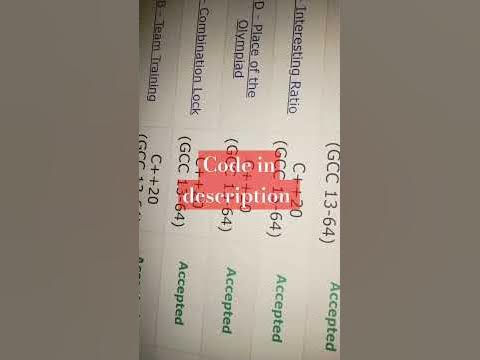 CODEFORCES ROUND 1003 (DIV 3 ) CODES AVAILABLE - YouTube