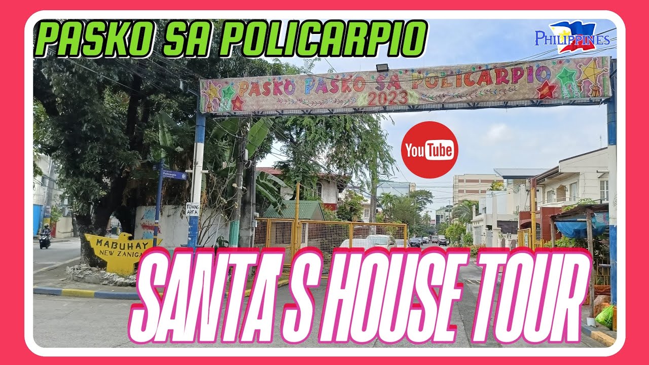 POLICARPIO STREET || CHRISTMAS 2023 WALKING TOUR [HD] - YouTube