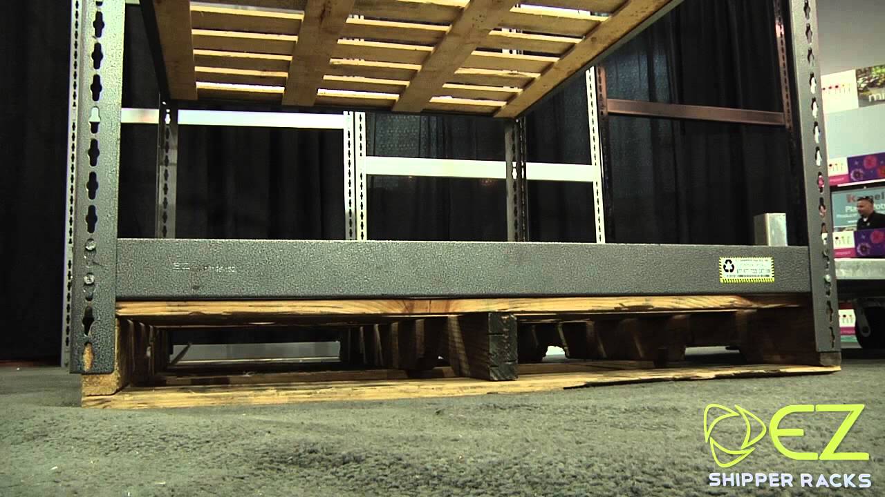 EZ Shipper Pallet Rack - YouTube