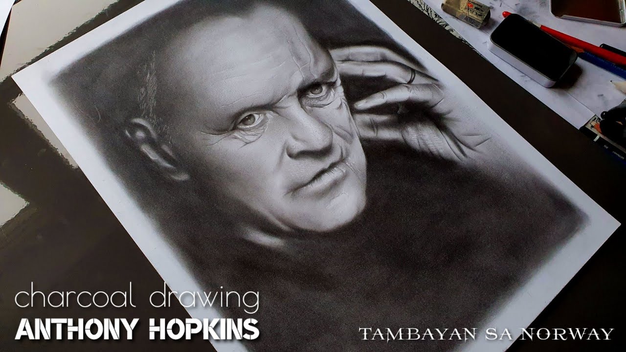 HANNIBAL Anthony Hopkins drawing - YouTube