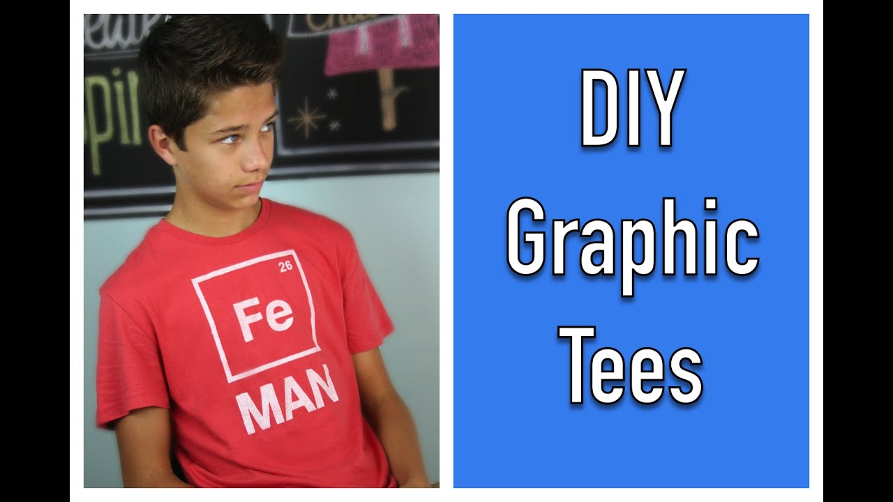 DIY Graphic Tees \ ShowMeCute - YouTube