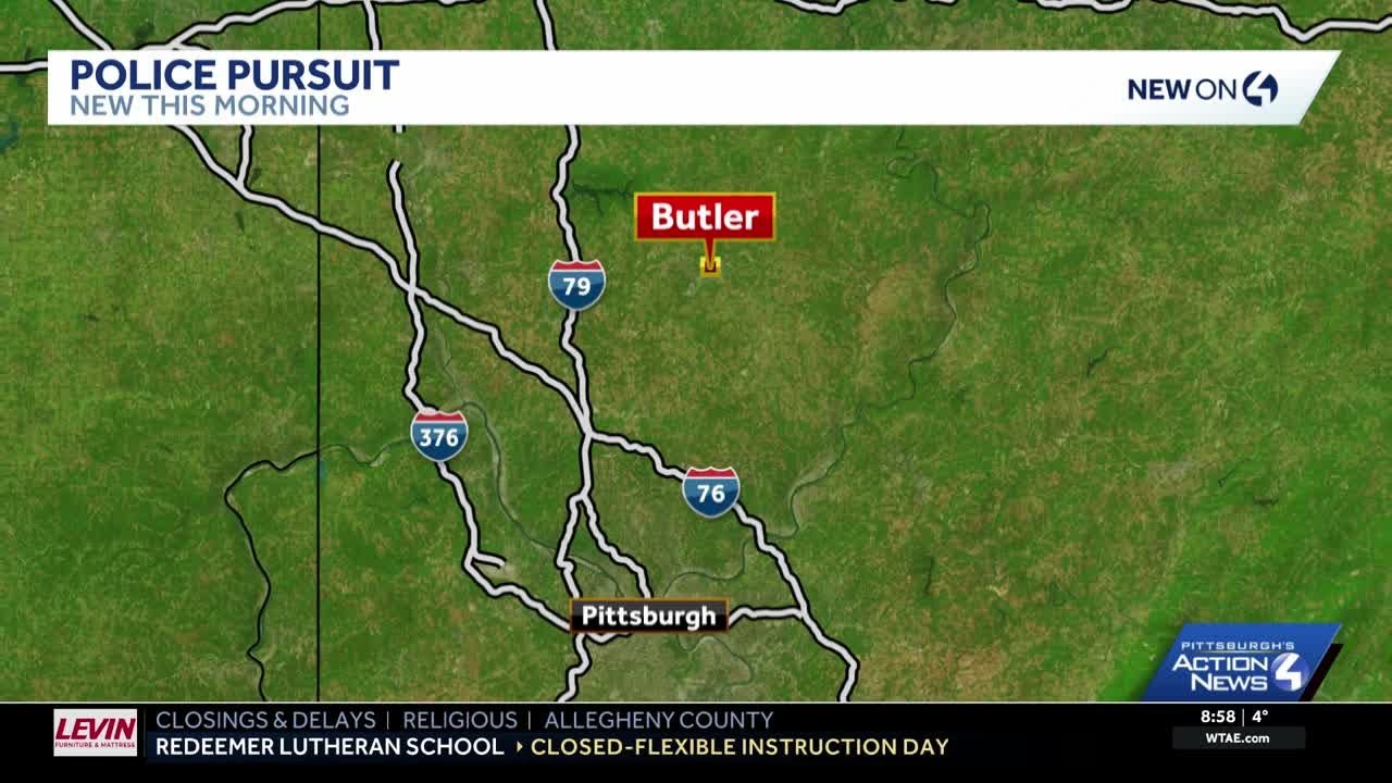 Police arrest man who led troopers on chase in Butler County - YouTube