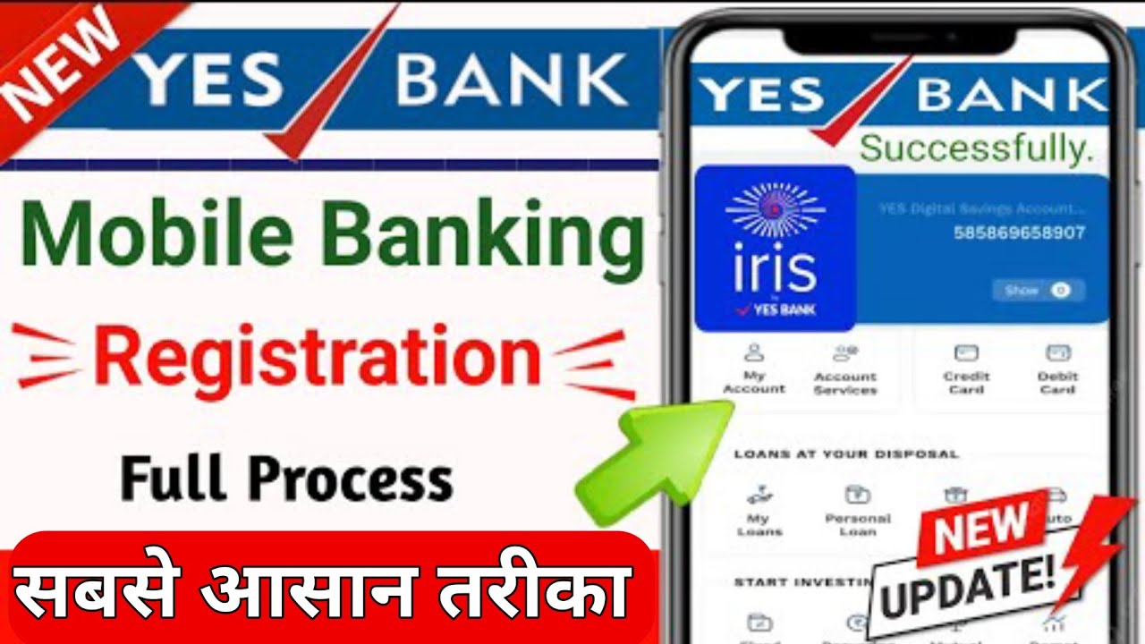 YES Bank mobile banking registration 2025 || How to register yes bank ...