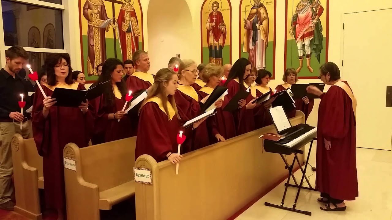 Holy Friday Service 2015: The Choir at Saint Mark Greek Orthodox Church ...