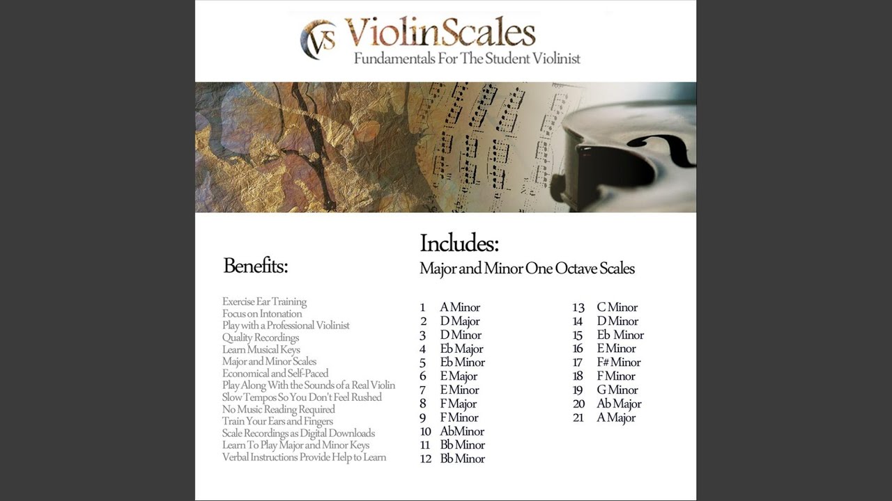 B Minor Scale For Violin - YouTube