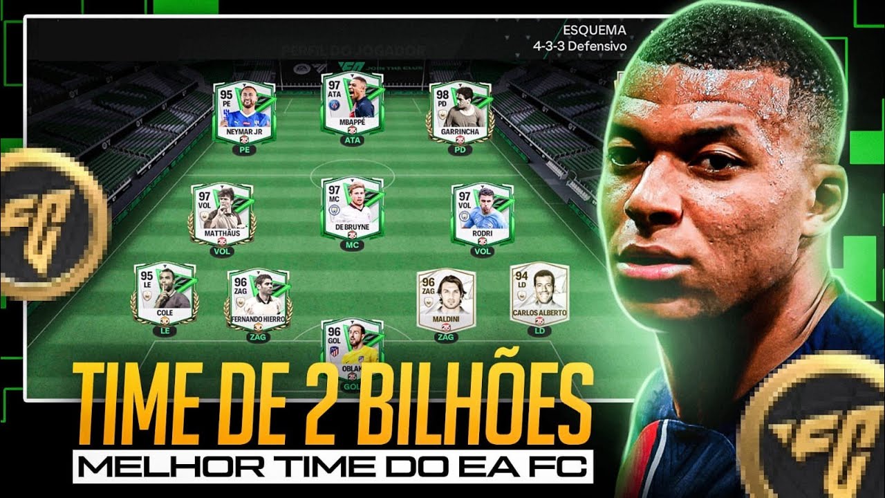 TIME DE 2 BILHÕES DE COINS!😱🔥 O MAIOR GER DO FC MOBILE - YouTube