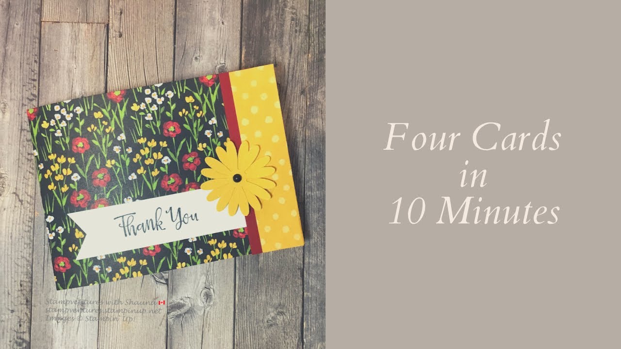Four Cards in 10 Minutes - YouTube
