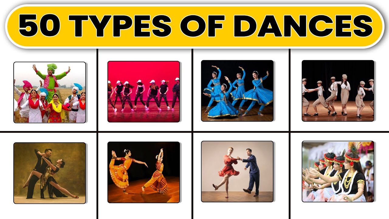 All Types of Dance | Difference Type of Dance Steps | 50 Type Of Dance ...
