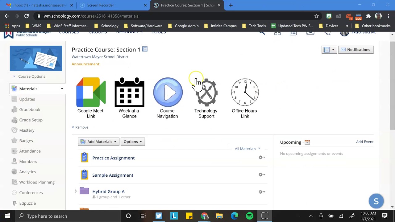Schoology: New Google Assignments App - YouTube