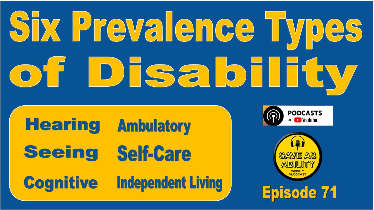 Six Prevalence Types of Disability - YouTube