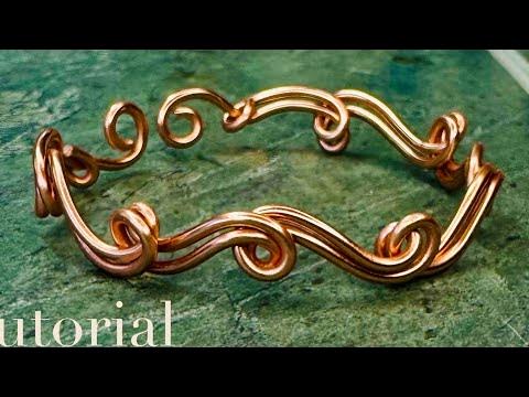 wire jewelry making tutorial - YouTube