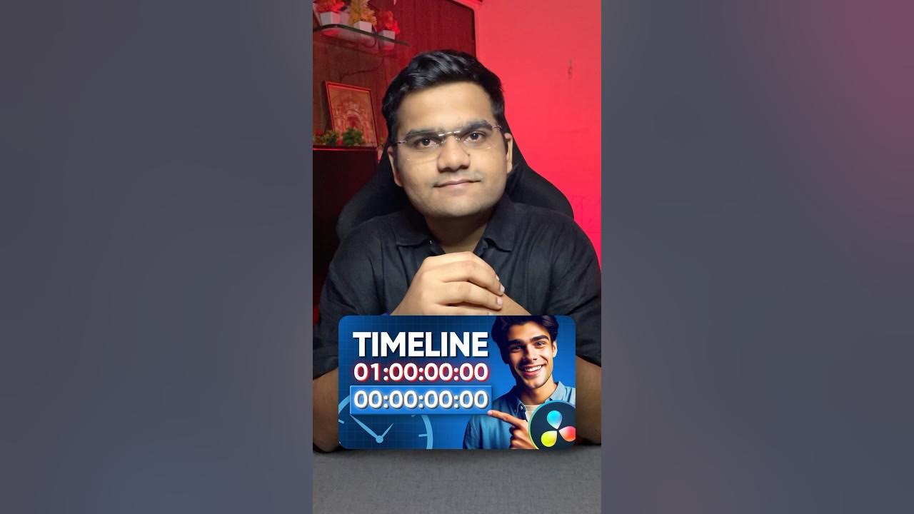 How to Set Timeline TIMECODE to Zero Permanently in DaVinci Resolve (2 Simple Methods) #shorts ...