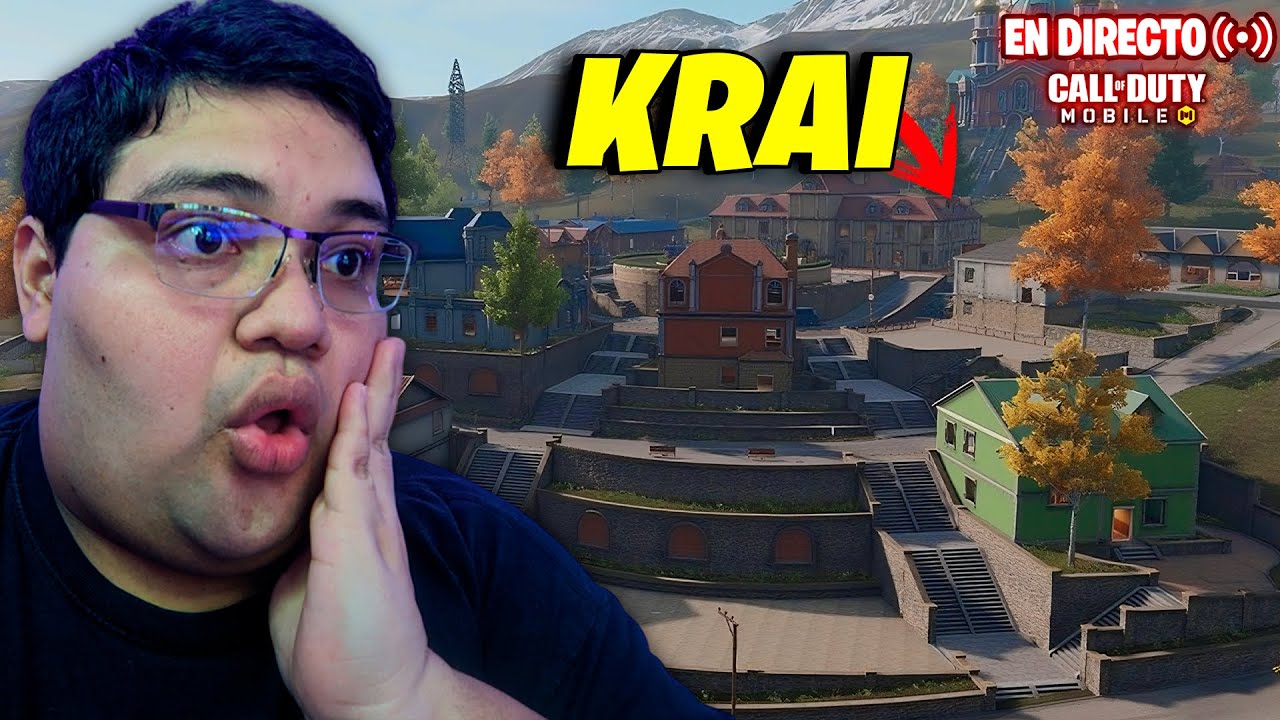 🔴 Jugando en el NUEVO MAPA de KRAI en COD MOBILE - YouTube