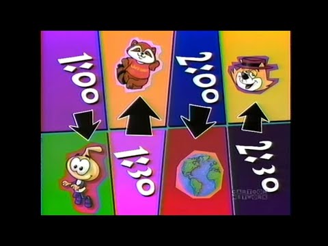 Cartoon Network - Checkerboard Lineup Bumpers (December 1, 1995)