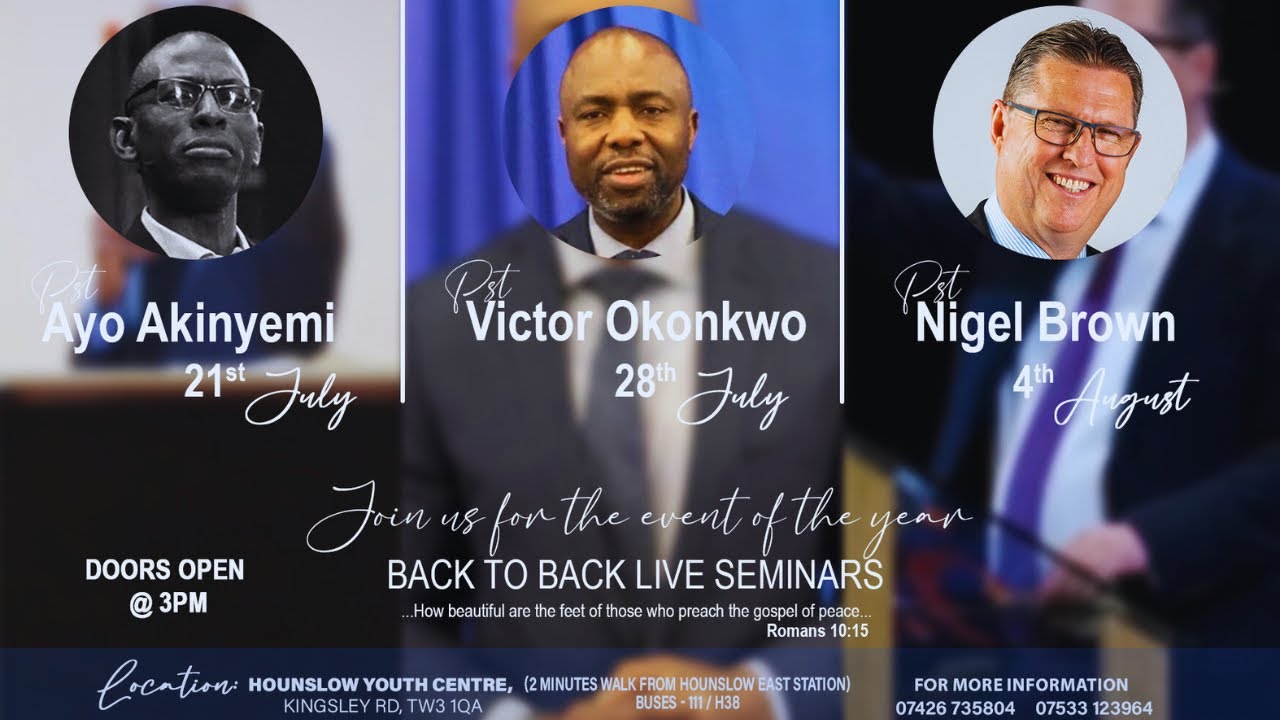 Guest Speaker | Pst Nigel Brown | Sunday Service | 8th August 2024 | 3 ...