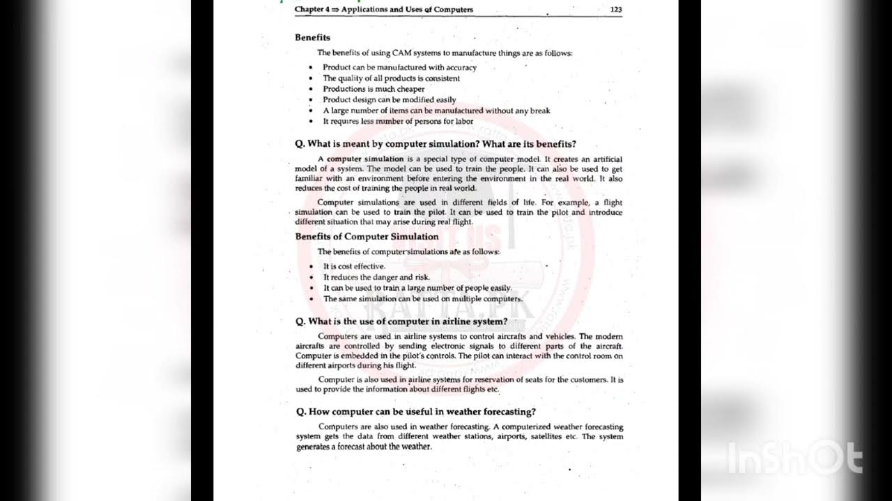 11 class computer chapter 4 important long questions - YouTube