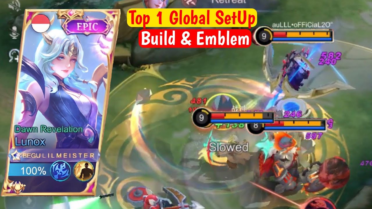 Top 1 Global Lunox Build And Emblem SetUp!! - BEST BUILD LUNOX 2023 ...