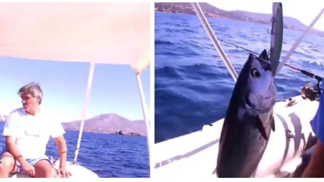 FISHING🇬🇷 ΒΟΛΤΑ ΣΤΟ ΛΑΓΟΝΗΣΙ ΣΥΡΤΗ ΑΦΡΟΥ ΤΟΝΑΚΙ ΜΕ ΤΟΝ ΧΡΗΣΤΟ ORIZON ...