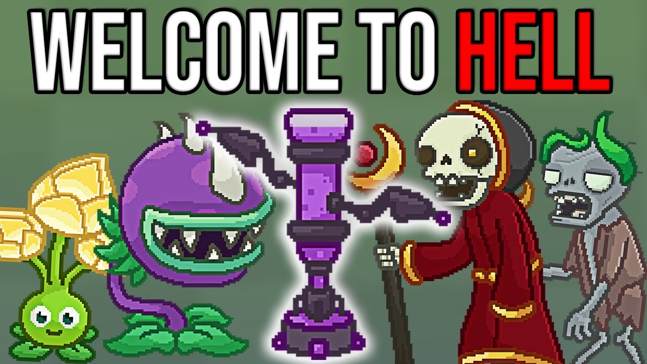 THIS PVZ FAN GAME HAS HARD MODE & ITS PAINFUL - Plants vs Zombies ...