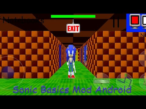 Sonic Basics Mod (Baldi's Basics Mods) - YouTube