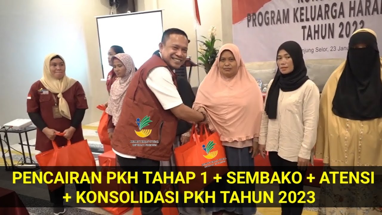 PENCAIRAN PKH TAHAP 1 2023 + ATENSI PLUS KONSOLIDASI PKH TAHUN 2023 | PKH HARI INI - YouTube