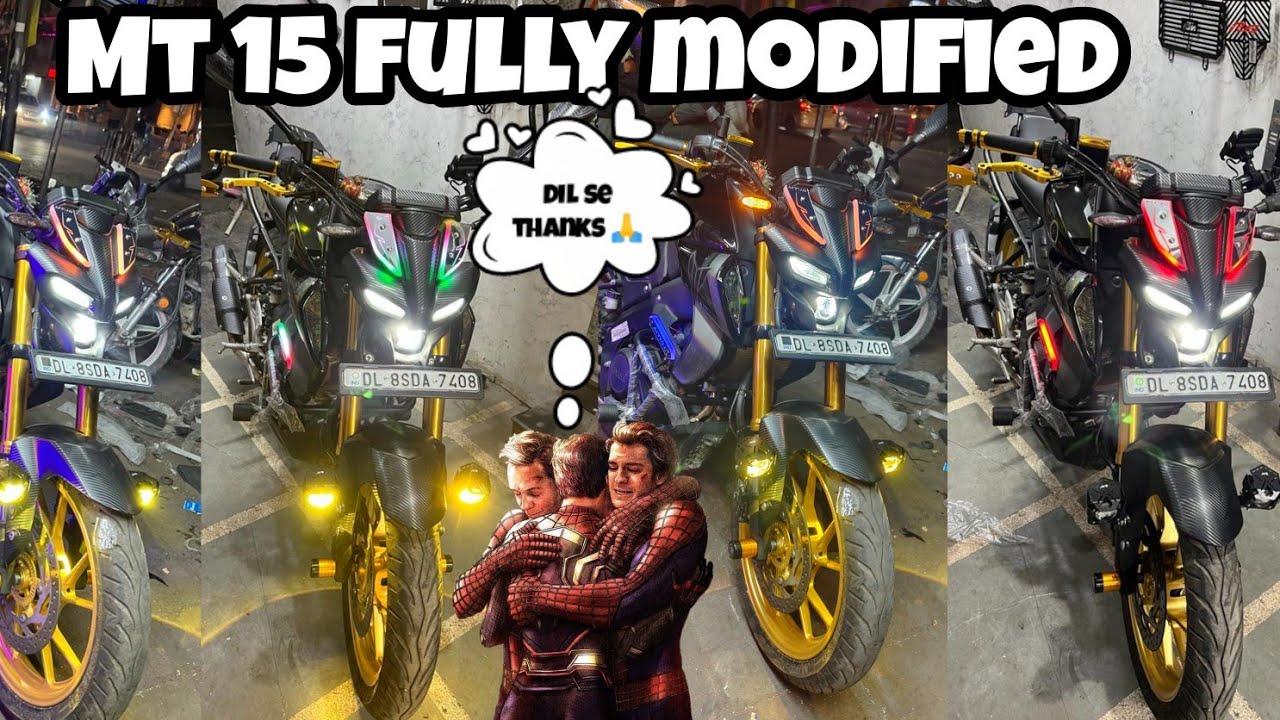 mt15 v2 full Modification | mt 15 modified black | mt 15 golden alloy ...