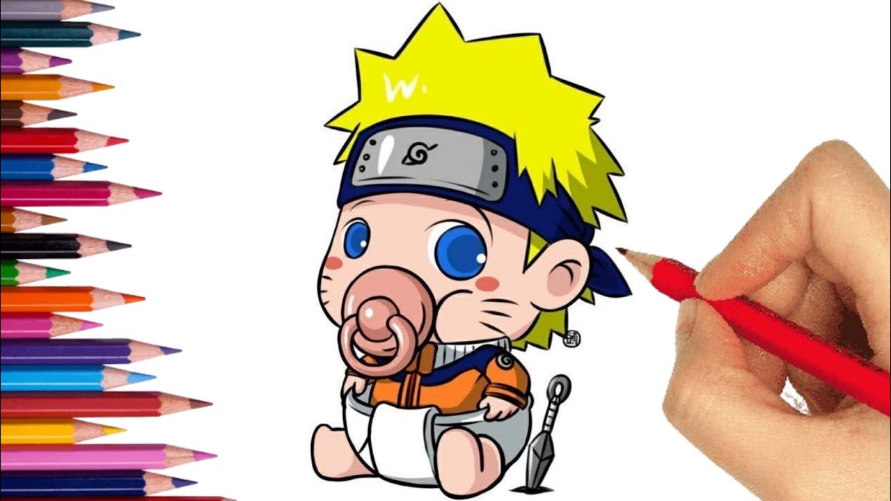 How to draw NARUTO (kid) Easy | anime drawing tutorial - YouTube