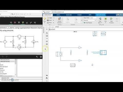 MATLAB | SIMULINK |Simple Electrical Circuit Simulation USING DEPENDENT ...