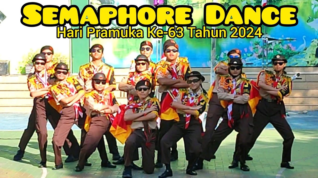 Semaphore Dance - Unjuk Performance di Hari Pramuka Ke-63 Tahun 2024 ...