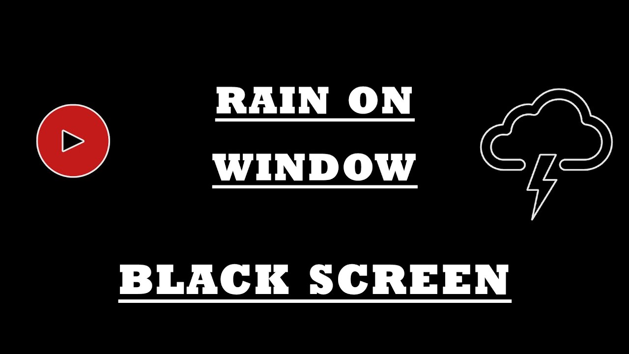 12hr Rain on Window Sound 🌧️| Relaxation Sound For Sleep & Study ...