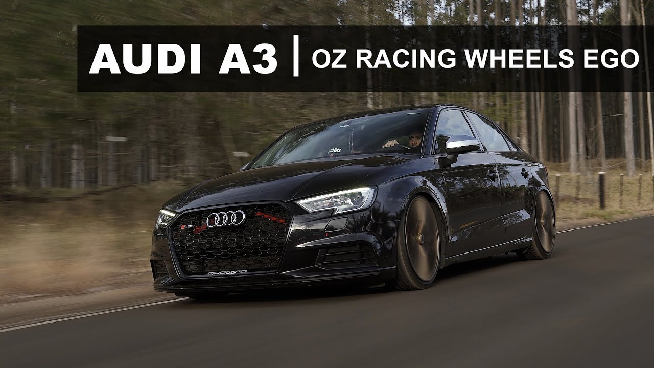 Audi A3 com jogo único de OZ Racing Wheels EGO no Brasil - YouTube