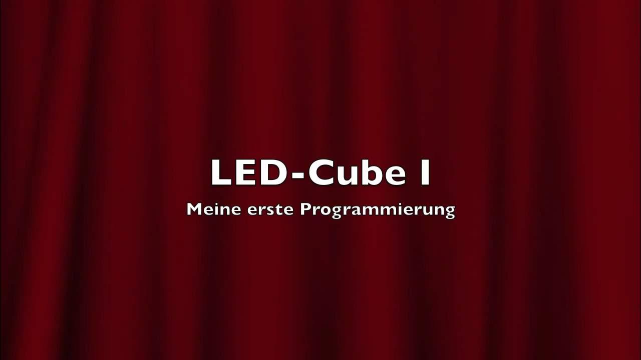 LED-Cube Programmierung mit ELV 4x4x4 - YouTube