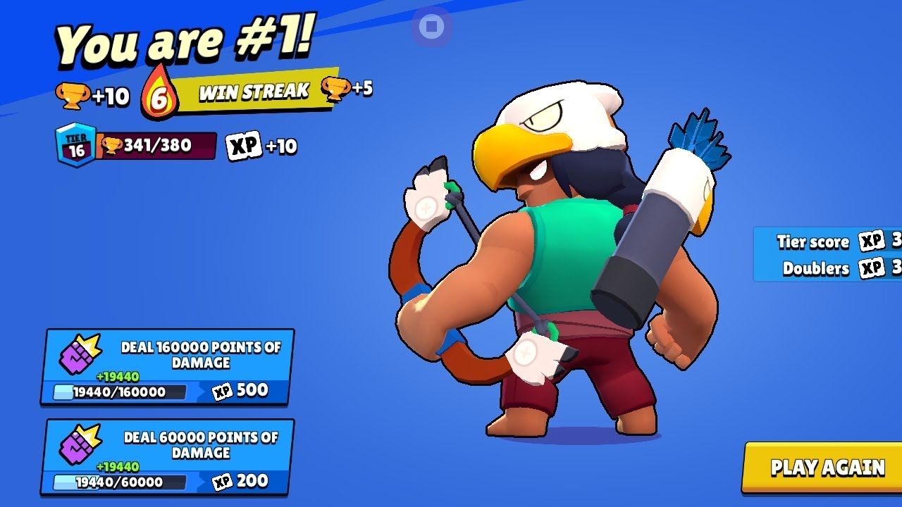 Brawl Stars 😃 rank 1, killed 3 brawlers, got 5 health upgrade, amazing ...