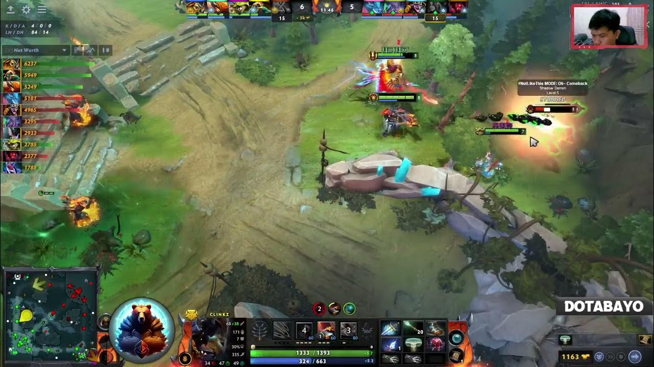 AME CLINKZ HARD CARRY PERSPECTIVE - DOTA 2 PATCH 7.35D - YouTube