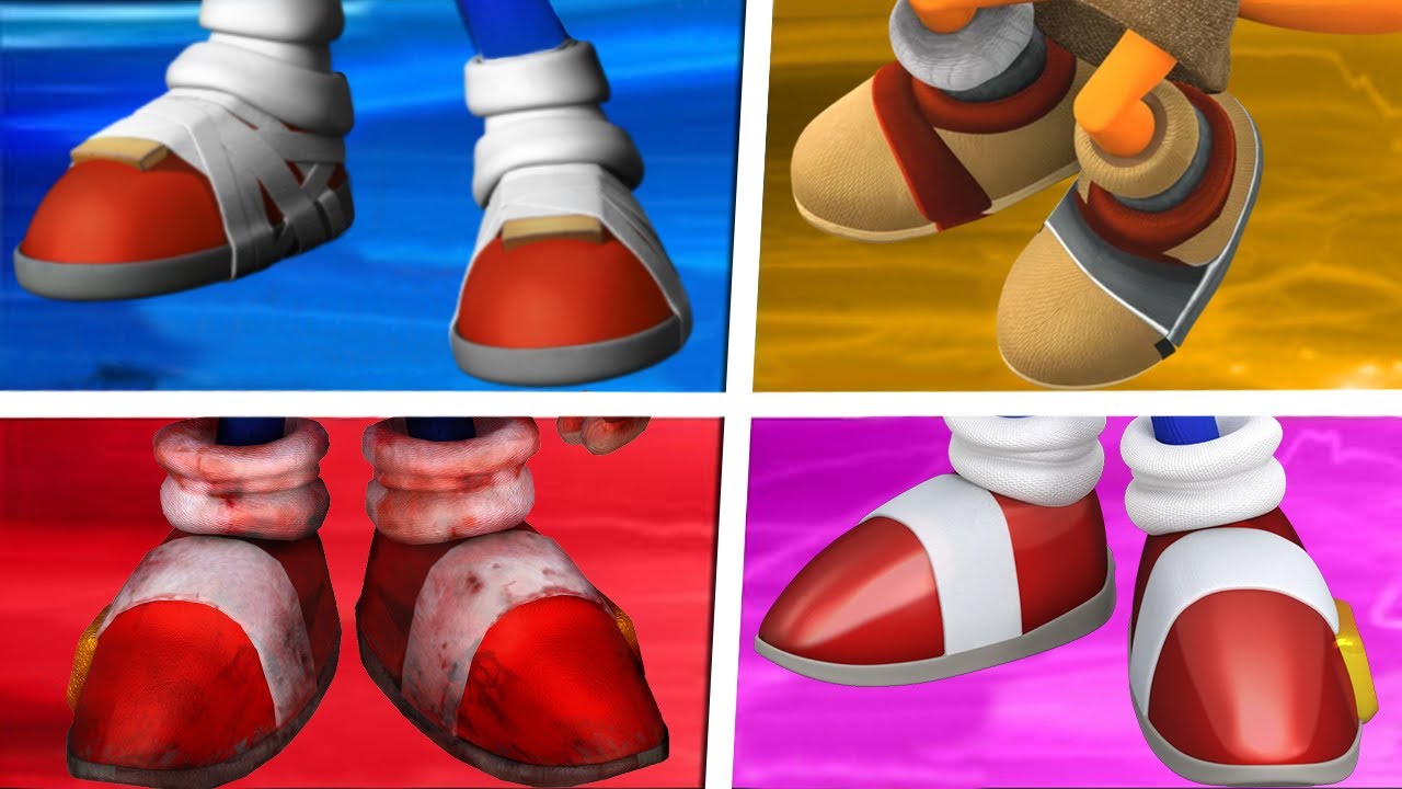Sonic The Hedgehog Movie Choose Your Favourite Sonic Shoes Sonic VS ...