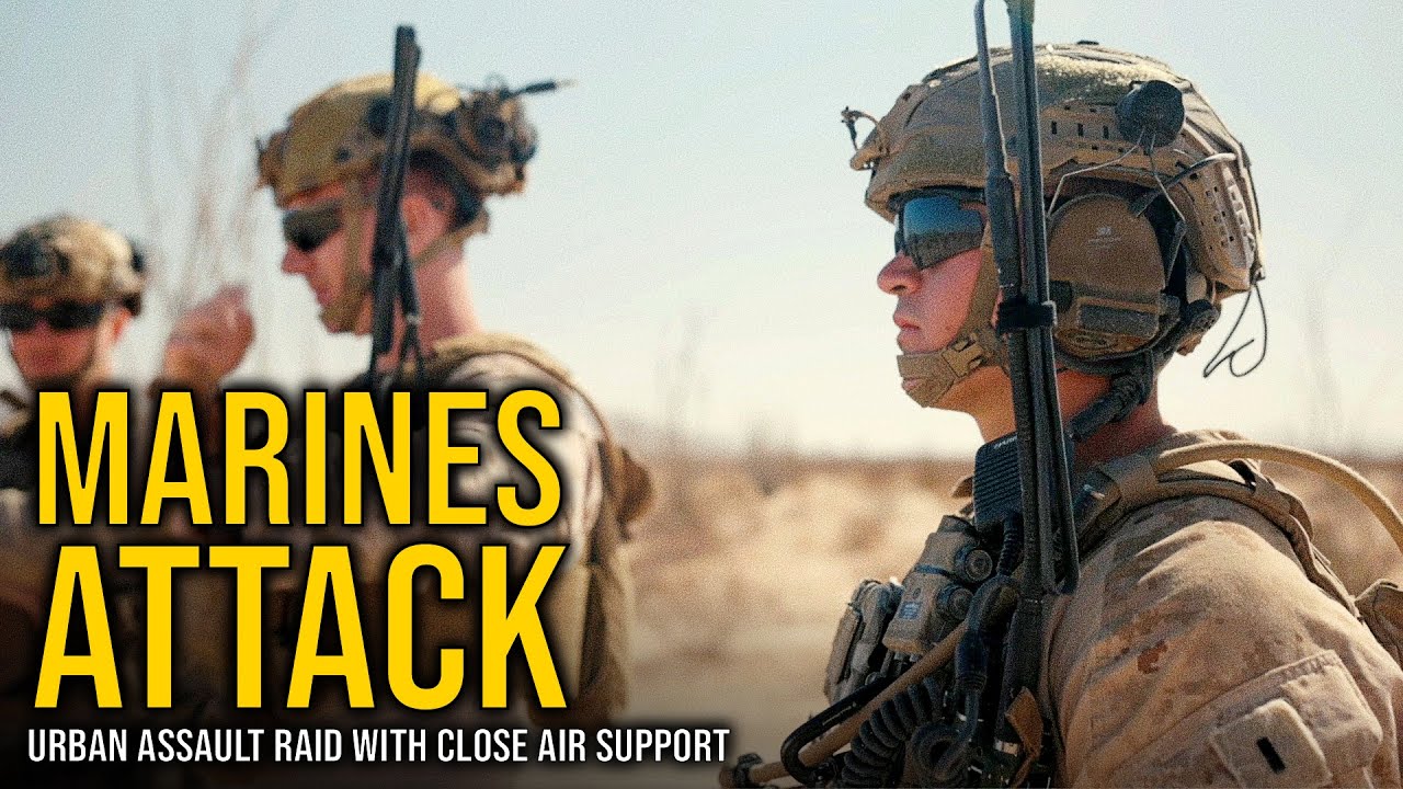 U.S. Marines Conduct Urban Assault Raid with Close Air Support ...