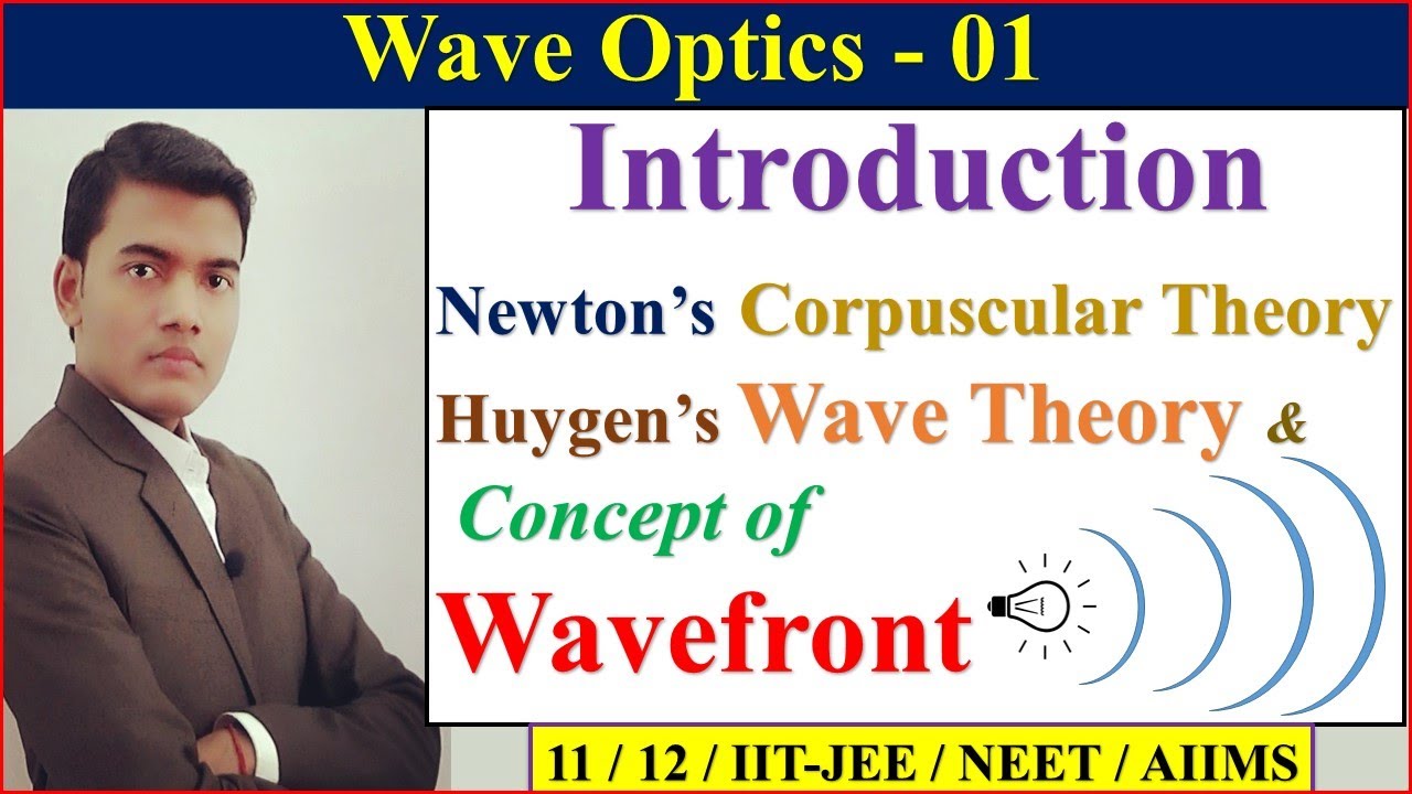 Class 12 Wave Optics 01 | Introduction | Newton's Corpuscular Theory ...