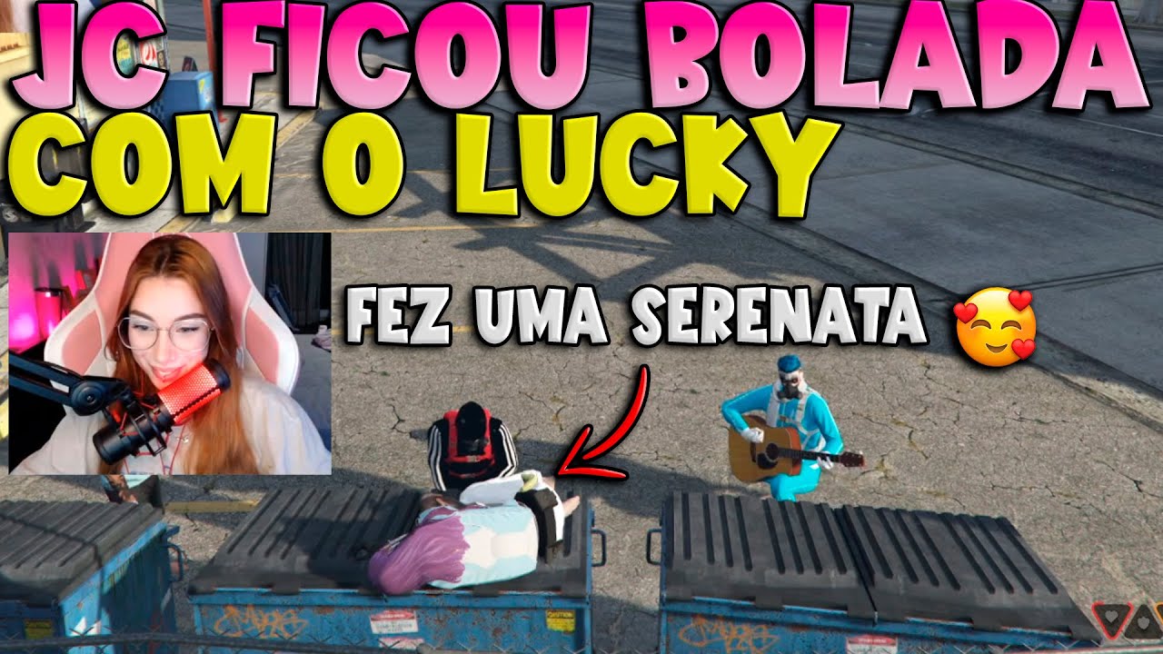 JC FICOU BOLADA COM O LUCKY E ELE FEZ ISSO 😍😍 #jcrp #lucky # ...