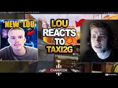 Loustreams watches and reacts to Taxi2g ( apex legends ) - YouTube