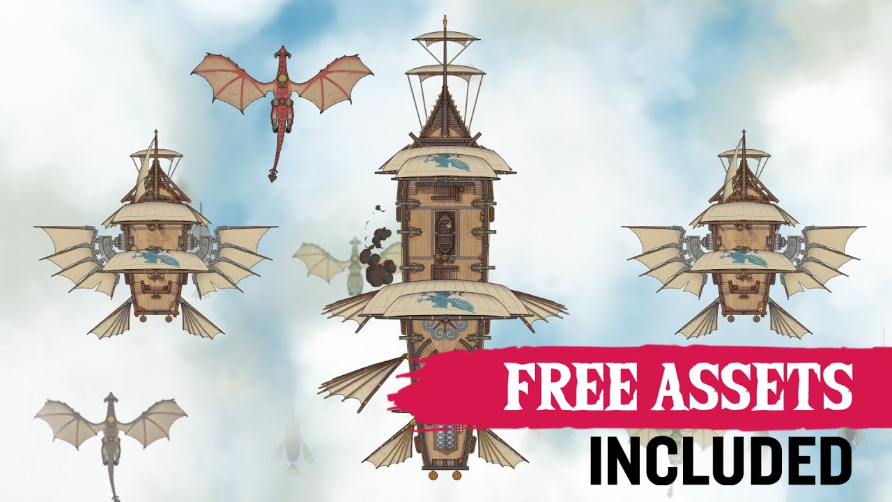 Building an animated Spelljammer, Airship or Galleon with Dungeondraft ...