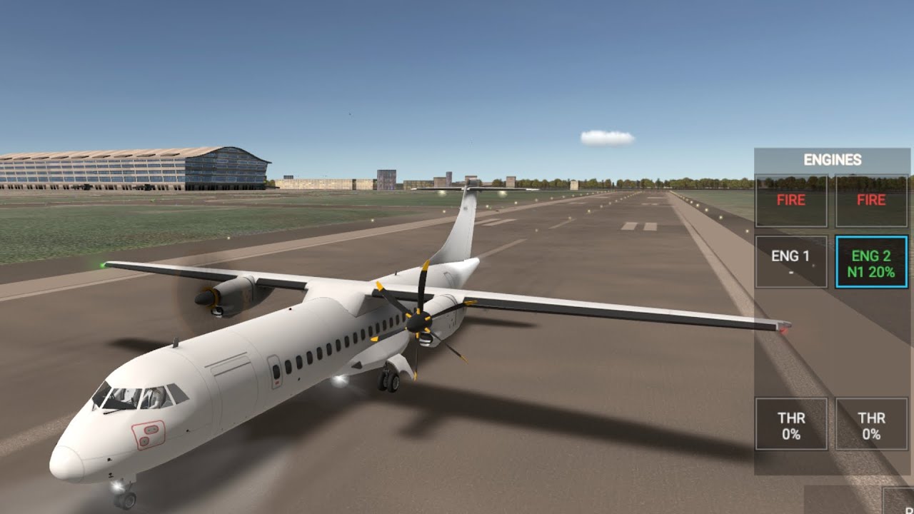 ATR72 Landing with ONE ENGINE - YouTube