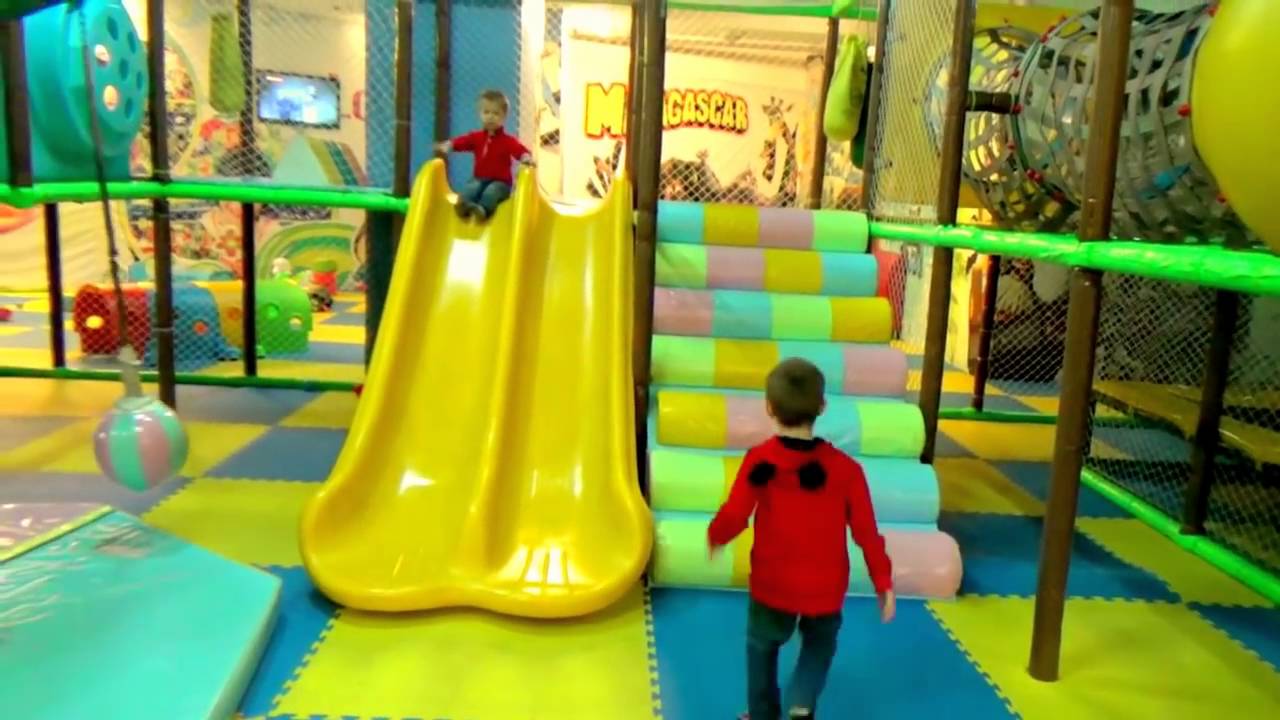 Indoor PLAYGROUND Family Fun Kids Play Center Slides Playroom Ball Pit ...